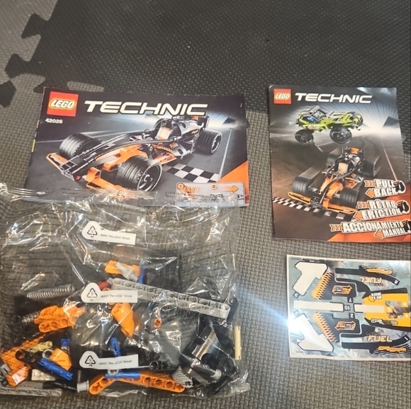 Lego | Toys | Lego Technic 4226 Black Champion Racer Building Kit ...